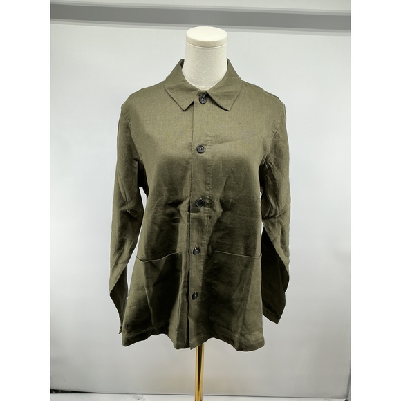 Quince | Jackets & Coats | 0 European Linen Chore Jacket | Poshmark